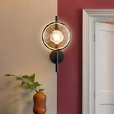 Nordic Round Design Ceto Glass Wall Light – hugbel